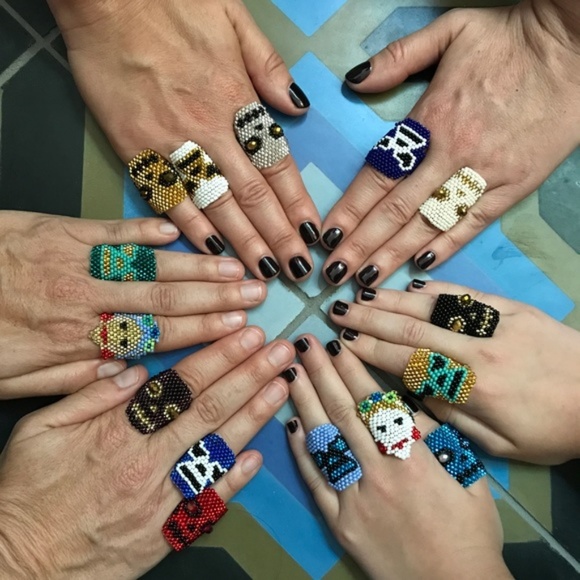 Costume Baldor | Jewelry | Luche Libre Fighter Masked Beaded Mexican ...